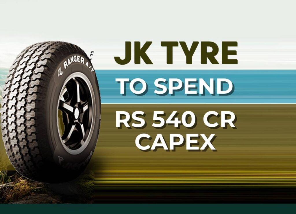 JK Tyre to spend Rs 540 cr capex | Autoguideindia