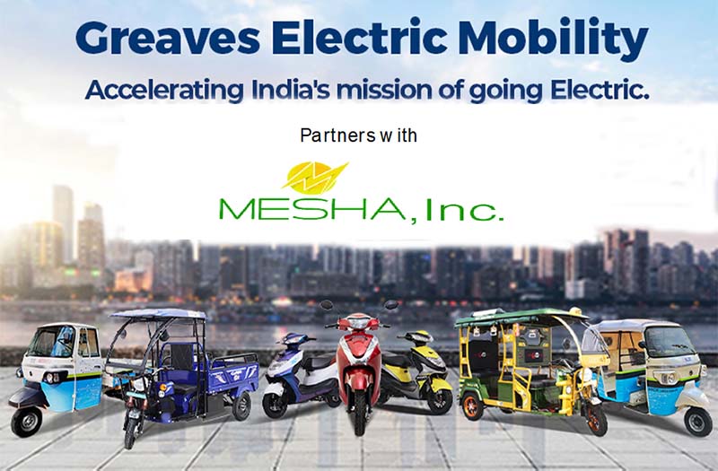 Greaves Electric partners Mesha Energy | Autoguideindia