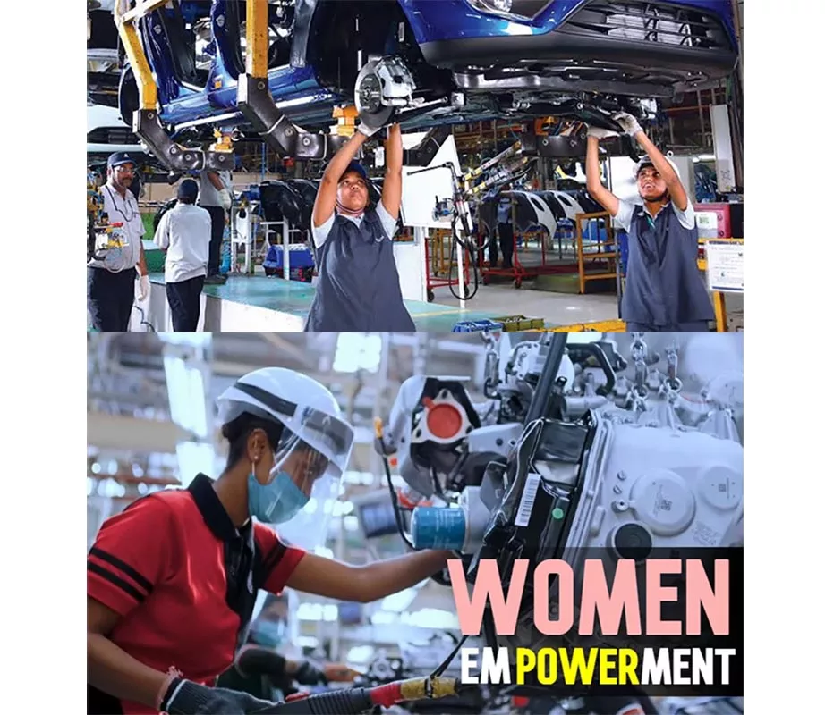 Women Employees rate increasing in Auto Manufacturing Sector ...