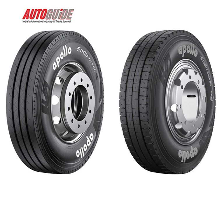 Apollo Tyres launches 5 new truck-bus radial tyres for the Indian ...