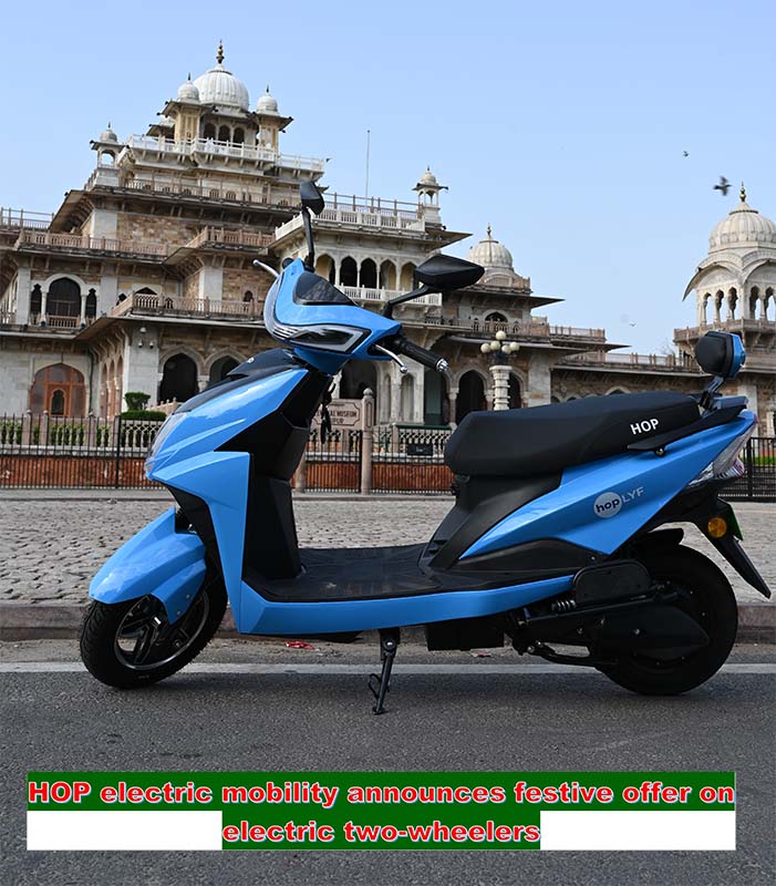 HOP Electric Mobility announces exclusive free accessories till October ...