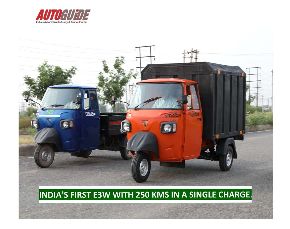 OSM launches E3W ‘ViCKTOR’ on World EV Day | Autoguideindia