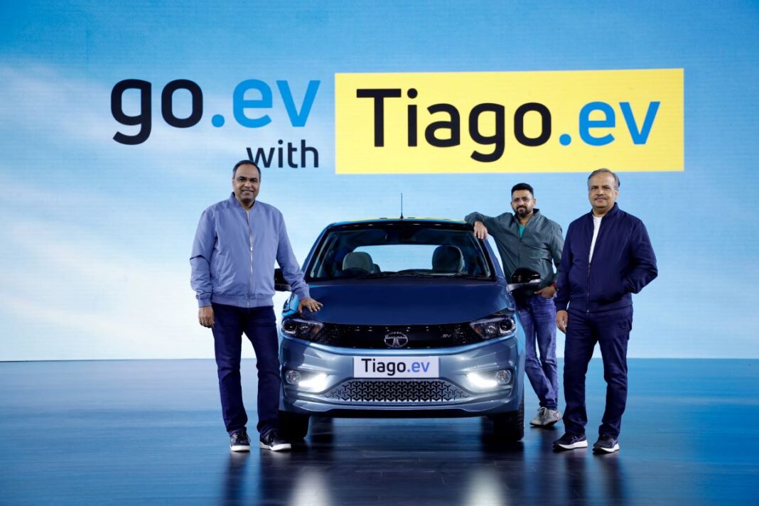Tata Motors launches its first electric hatch Tiago EV | Autoguideindia