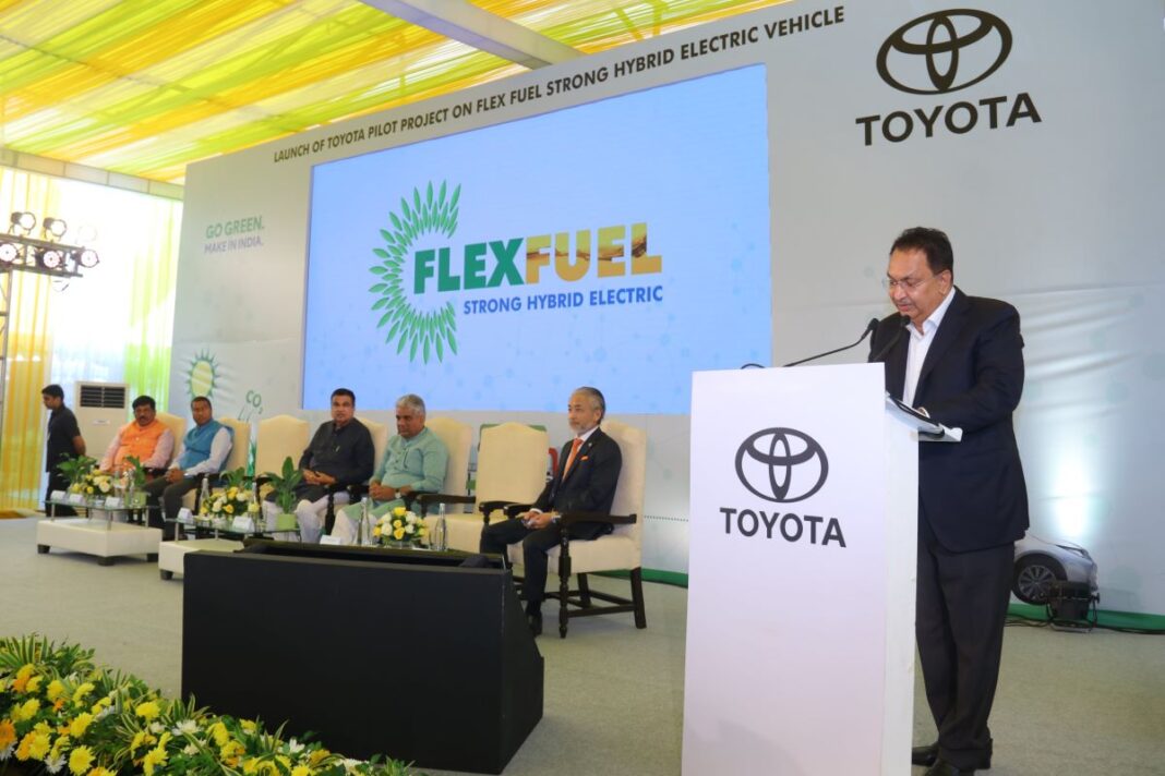 Toyota launches pilot project on flexi-fuel strong Hybrid EV Technology ...