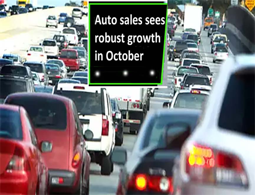Auto sales sees robust growth in October | Autoguideindia