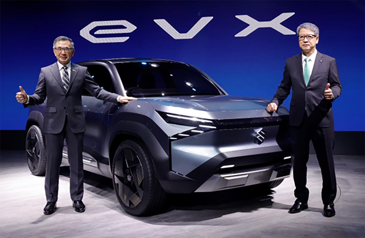 Maruti Suzuki showcases Concept Electric SUV eVX at Auto Expo 2023 ...
