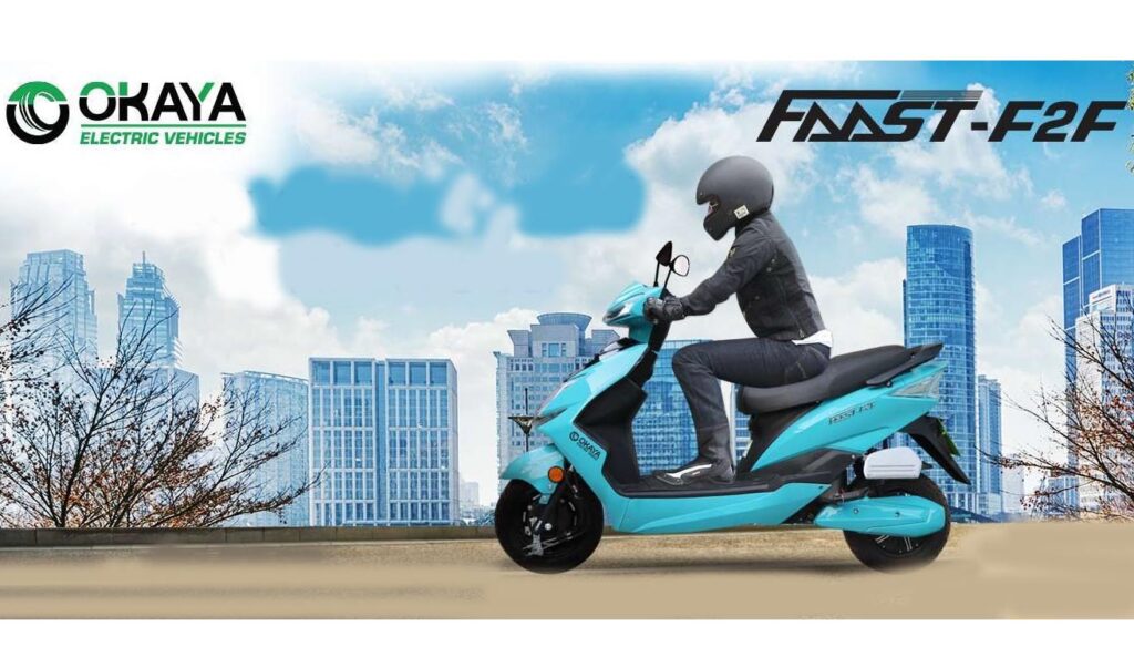 Okaya EV launches its e-scooter Faast F2F priced at INR 83,999 ...