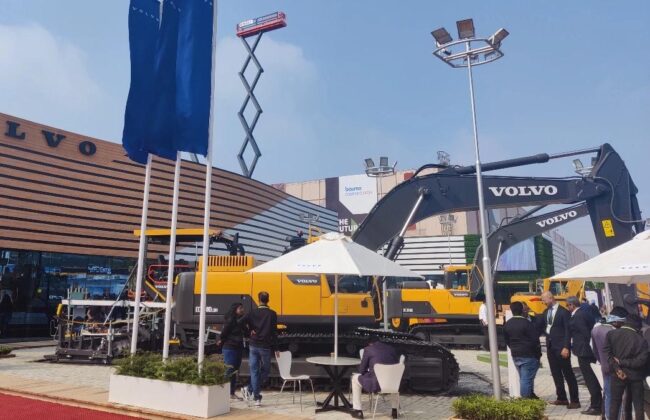 Volvo CE showcases EC55 Electric Compact Excavator at bauma 2023 ...