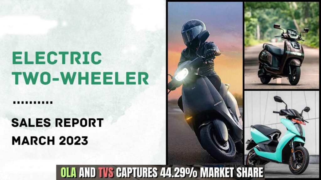 Ola Electric dominates E2W sales in March 2023, follows TVS ...