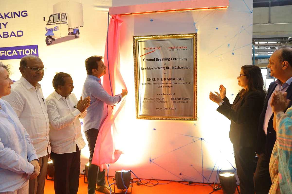 Mahindra Last Mile Mobility organises ground-breaking ceremony of its ...
