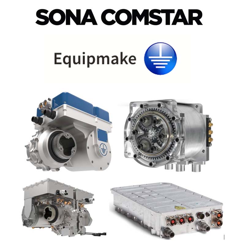 Sona Comstar and Equipmake signs agreement to make e-powertrains for ...