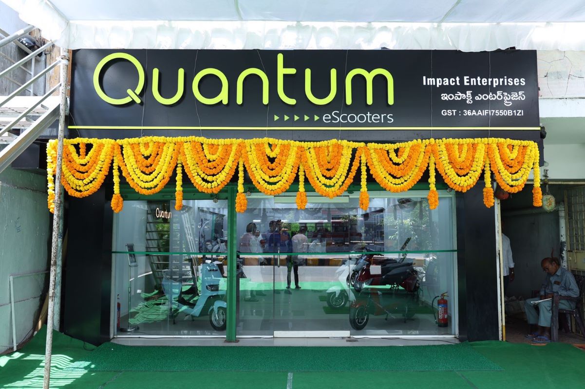 Telangana-based EV Startup Quantum Energy opens its 3rd showroom | Autoguideindia