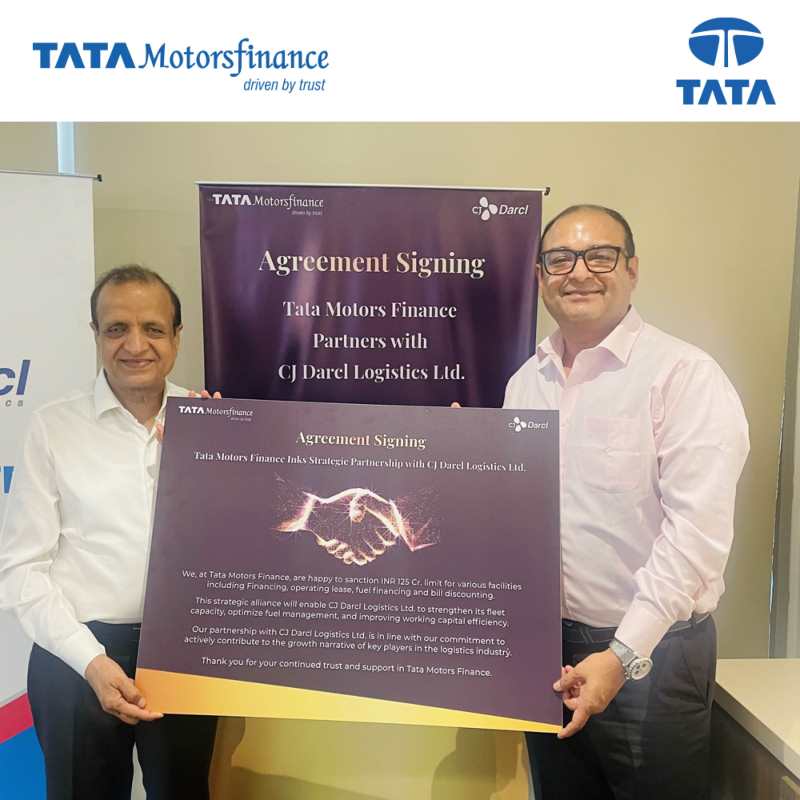Tata Motors Finance inks Strategic Partnership with CJ Darcl Logistics ...