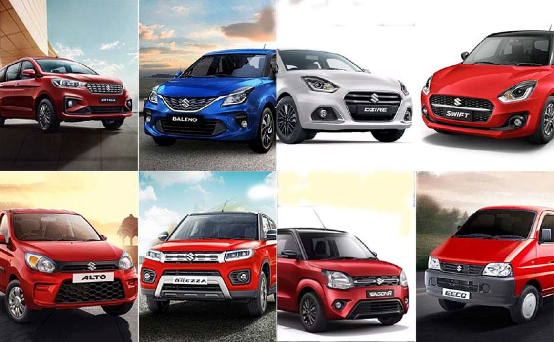 Maruti Suzuki leads the market with 8 products in top-10 list ...