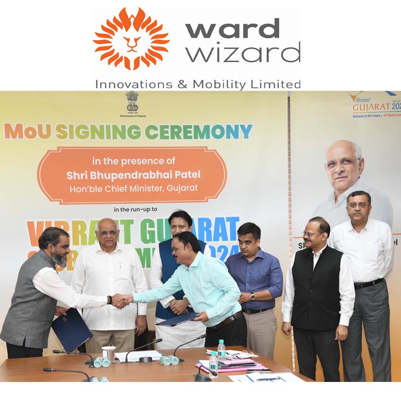 Wardwizard Signs Rs. 2,000 Cr MOU with Gujarat Govt for EV Advancement ...