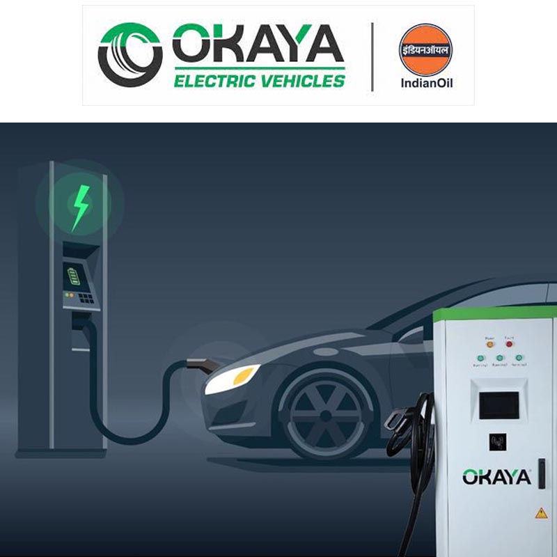 Okaya EV chargers to install 2,550 charging stations for IOCL ...