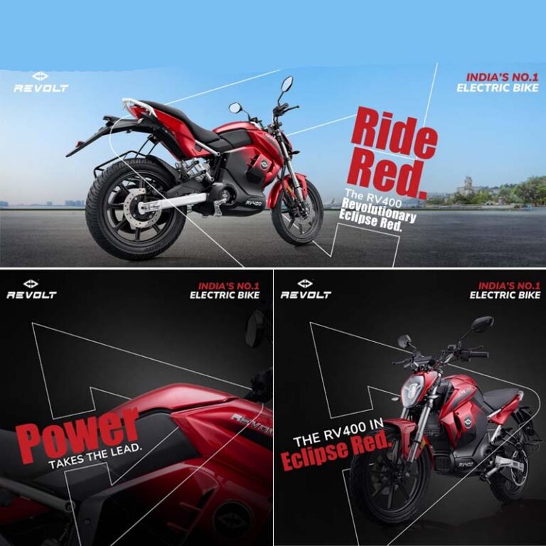 Revolt Motors launches new RV400 in Eclipse Red Colour | Autoguideindia