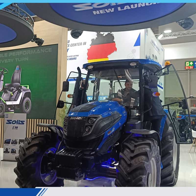 Solis Tractors unveils new tractor series, electric mowers at ...