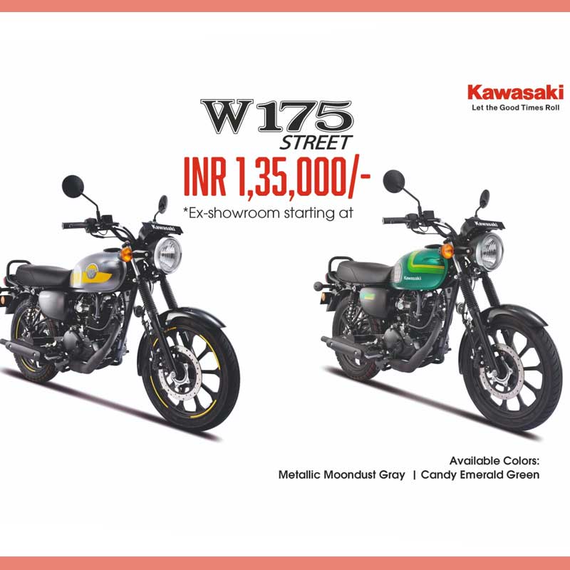 Kawasaki W175 Street launched in India | Autoguideindia