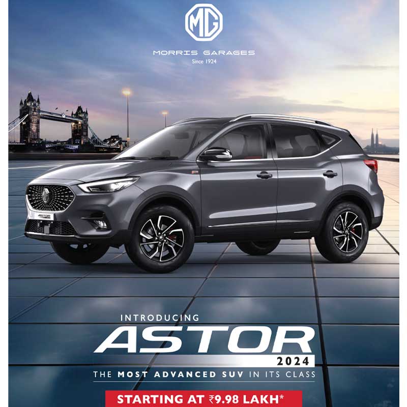 MG Motor India launches Astor 2024 at INR 9,98,000 | Autoguideindia