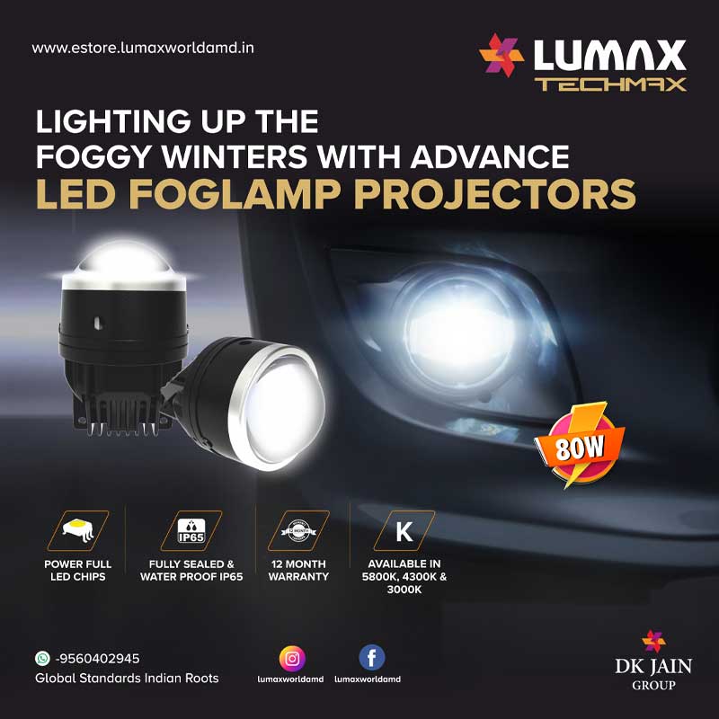 Lumax Auto Technologies launches LED fog lamp projectors | Autoguideindia