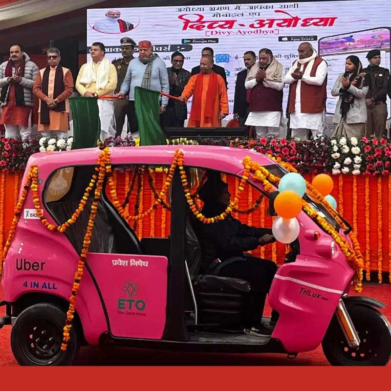 ETO Motors launches electric three wheelers in Ayodhya | Autoguideindia