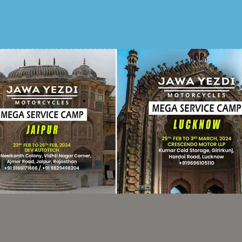 Jawa Yezdi Motorcycles brings its Mega Service Camp to Jaipur and ...