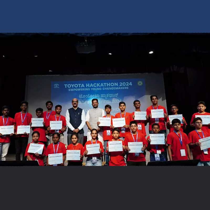 Toyota Kirloskar Motor concludes 24-Hour Hackathon to promote road ...