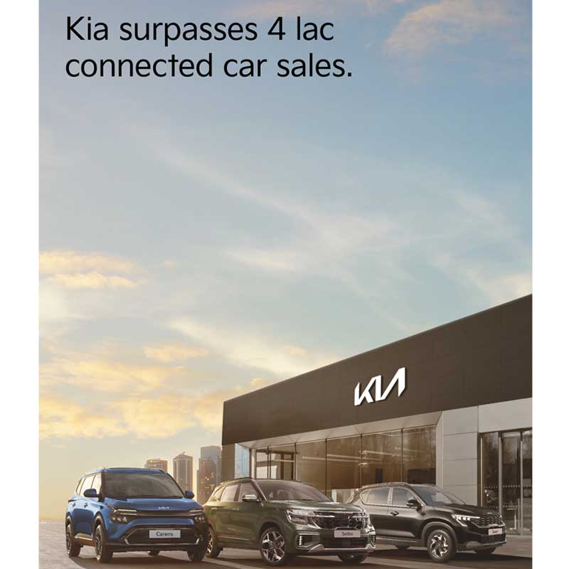 Tech-driven Mobility: Kia India hits 400,000 Connected Cars Sales ...