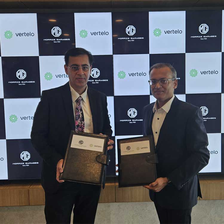 MG and Vertelo sign MoU for 3000 Electric Vehicles | Autoguideindia