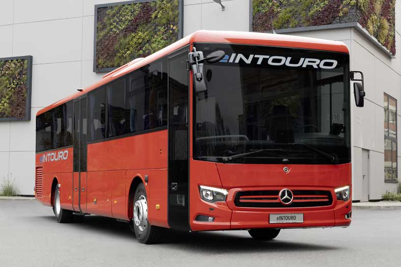 Daimler Buses launches Mercedes-Benz eIntouro Electric Intercity Bus ...