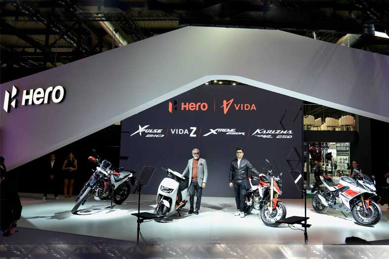Hero Motocorp showcases its future mobility vision at EICMA 2024 | Autoguideindia