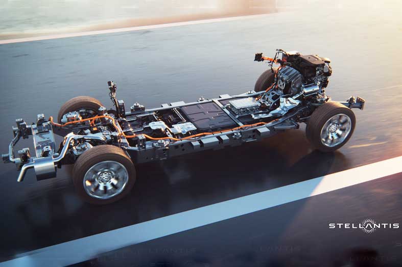 Stellantis unveils STLA Frame: 690-Mile Electrified Range & 500-Mile ...