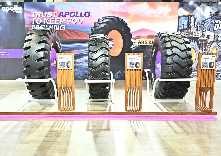 Apollo Tyres launches radial tyres for backhoe loaders and defence ...