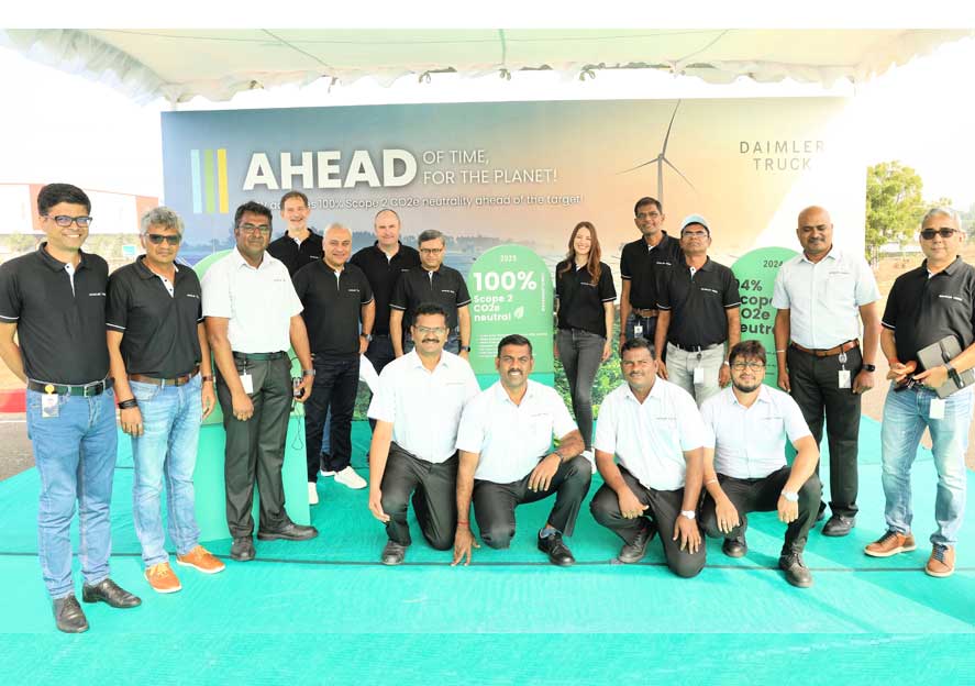 DICV achieves 100% renewable power at Oragadam, advancing CO2e ...