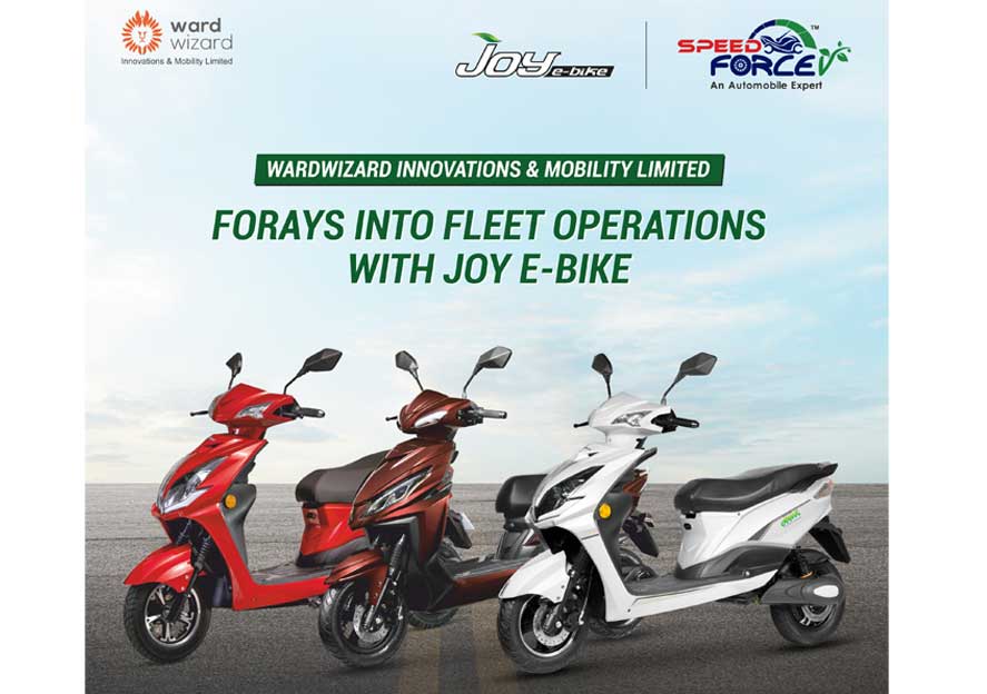 Wardwizard launches fleet operations with 100 Joy e-bikes in Hyderabad | Autoguideindia