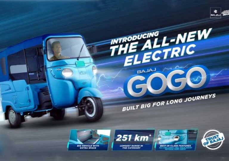 Bajaj Auto launches GoGo: A New Electric Three-Wheeler Brand ...