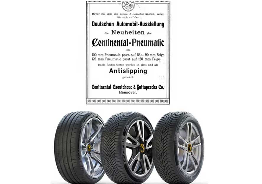 Continental marks 120 years since launch of first tire with Tread ...