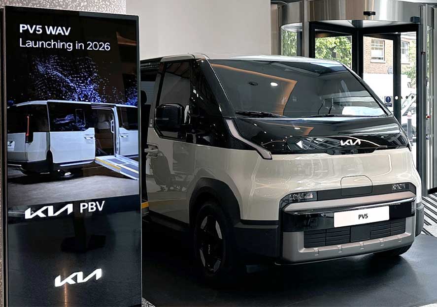 Kia unveils PV5 WAV at Future of the Car Summit | Autoguideindia