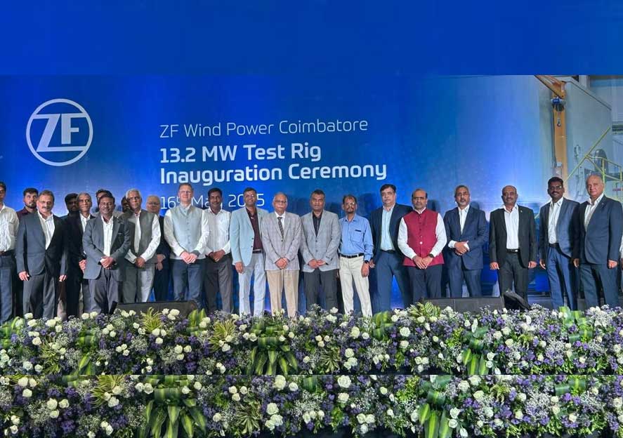 ZF Wind Power unveils India’s largest 13.2 MW Test Rig for Gearboxes ...