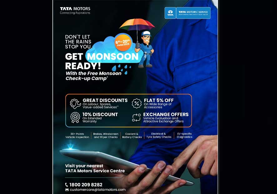 Tata Motors launches nationwide monsoon service camp | Autoguideindia