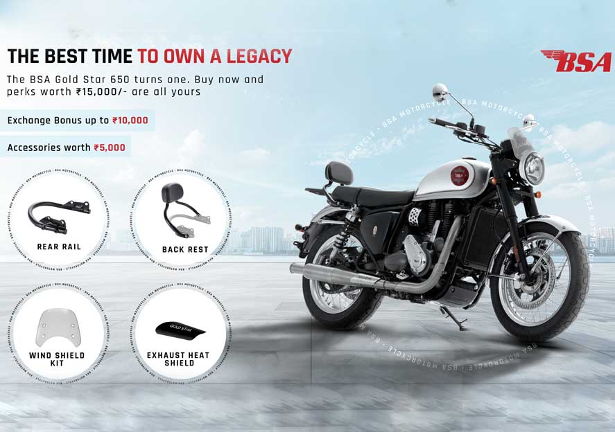 BSA Gold Star marks 1st anniversary in India with Limited-Edition ...