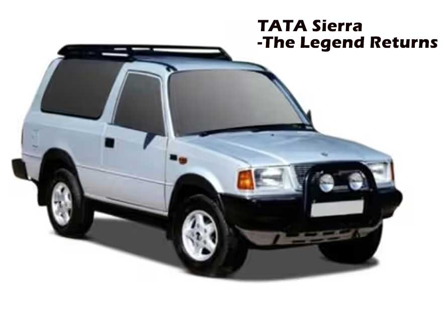 Tata Sierra 2025 launch: Iconic SUV returns with Bold, Modern Design on ...