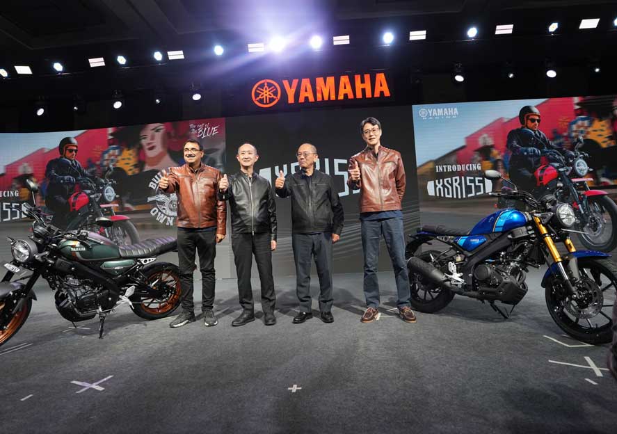 Yamaha powers into a new era in India with the All-New XSR155, First ...