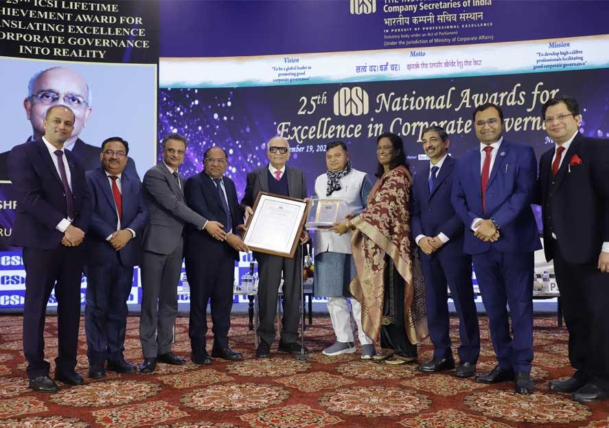 Maruti Suzuki Chairman R.C. Bhargava conferred ICSI Lifetime ...