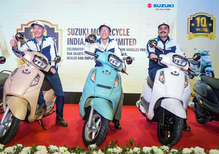 Suzuki Motorcycle India achieves 10 million production milestone ...
