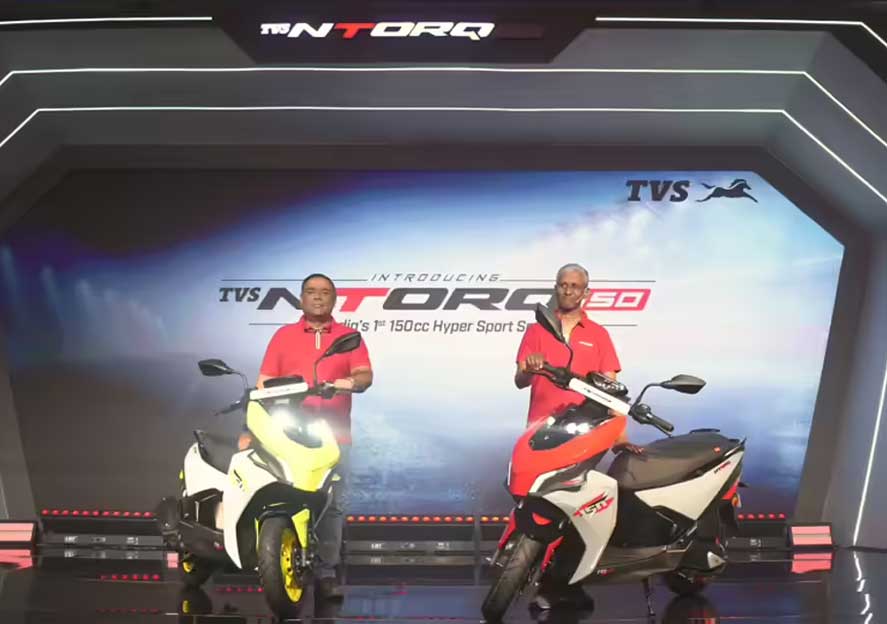 TVS Motor launches new TVC for NTORQ 150 Hyper Sport Scooter ...