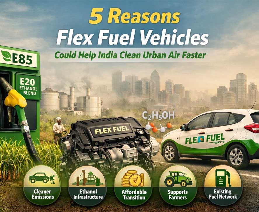 5 Reasons Flex Fuel Vehicles could help India clean its urban air ...
